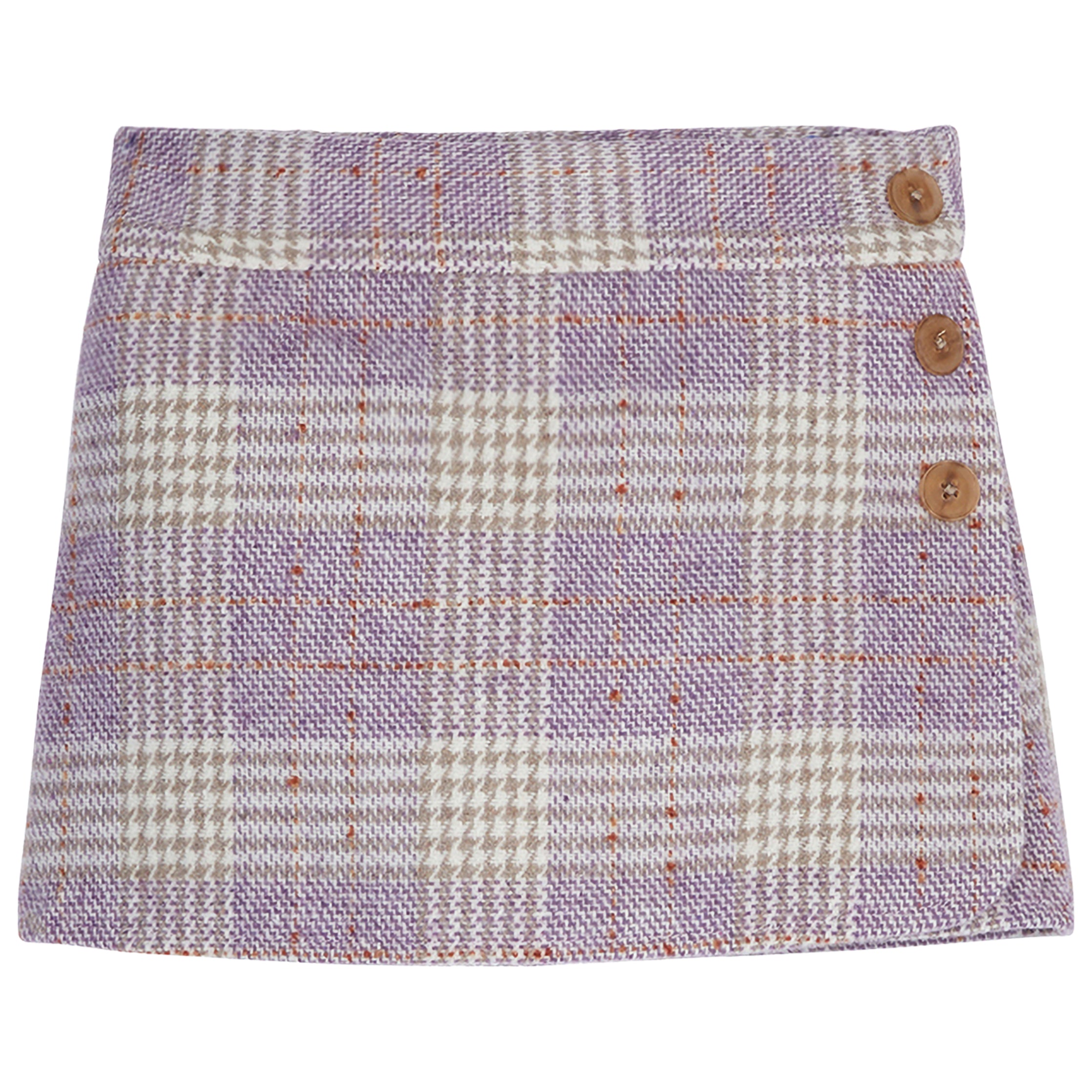 Mini Skort Lilac Tweed Bisby