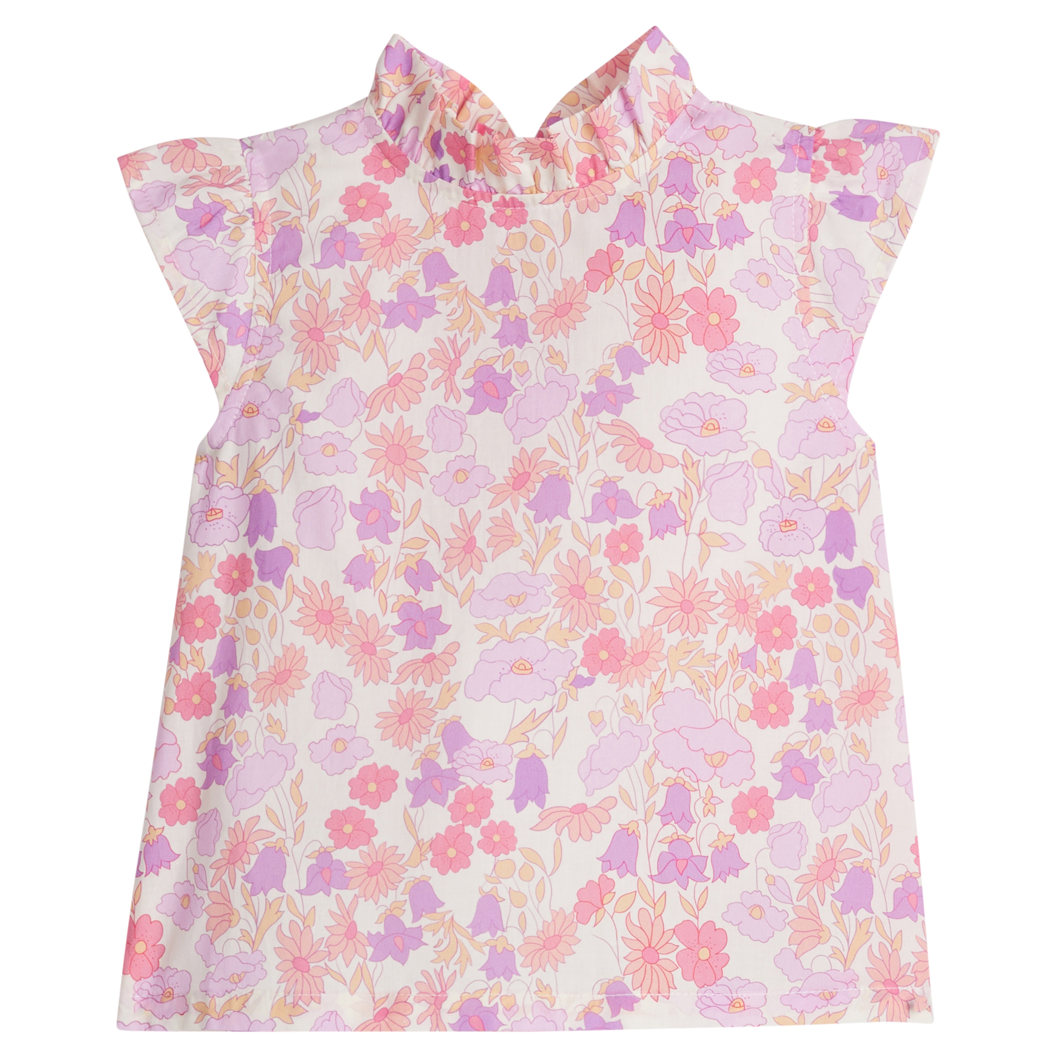 Tinsley Top - Lisle Lavender Floral – BISBY
