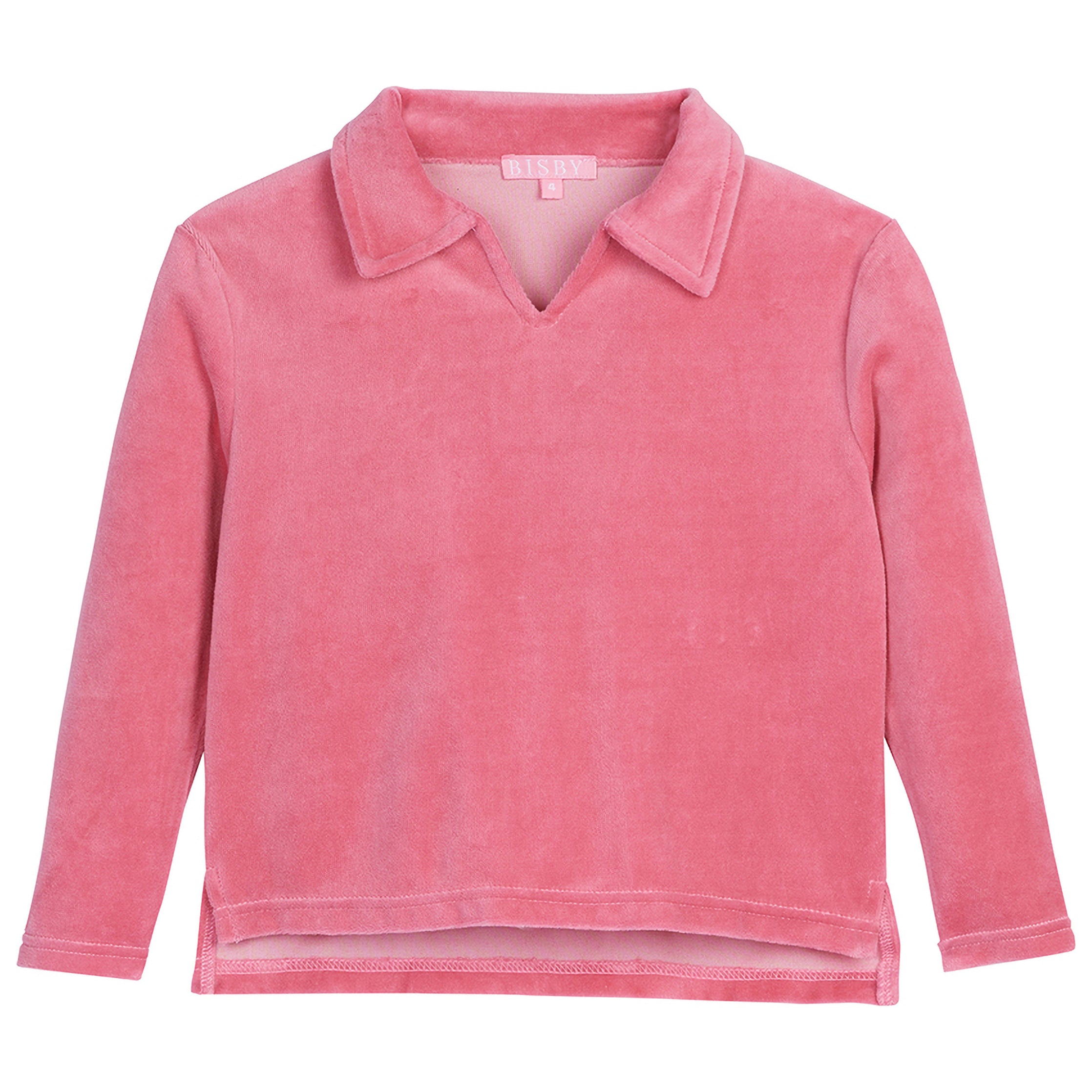 Polo Pullover - Rose Velour – BISBY