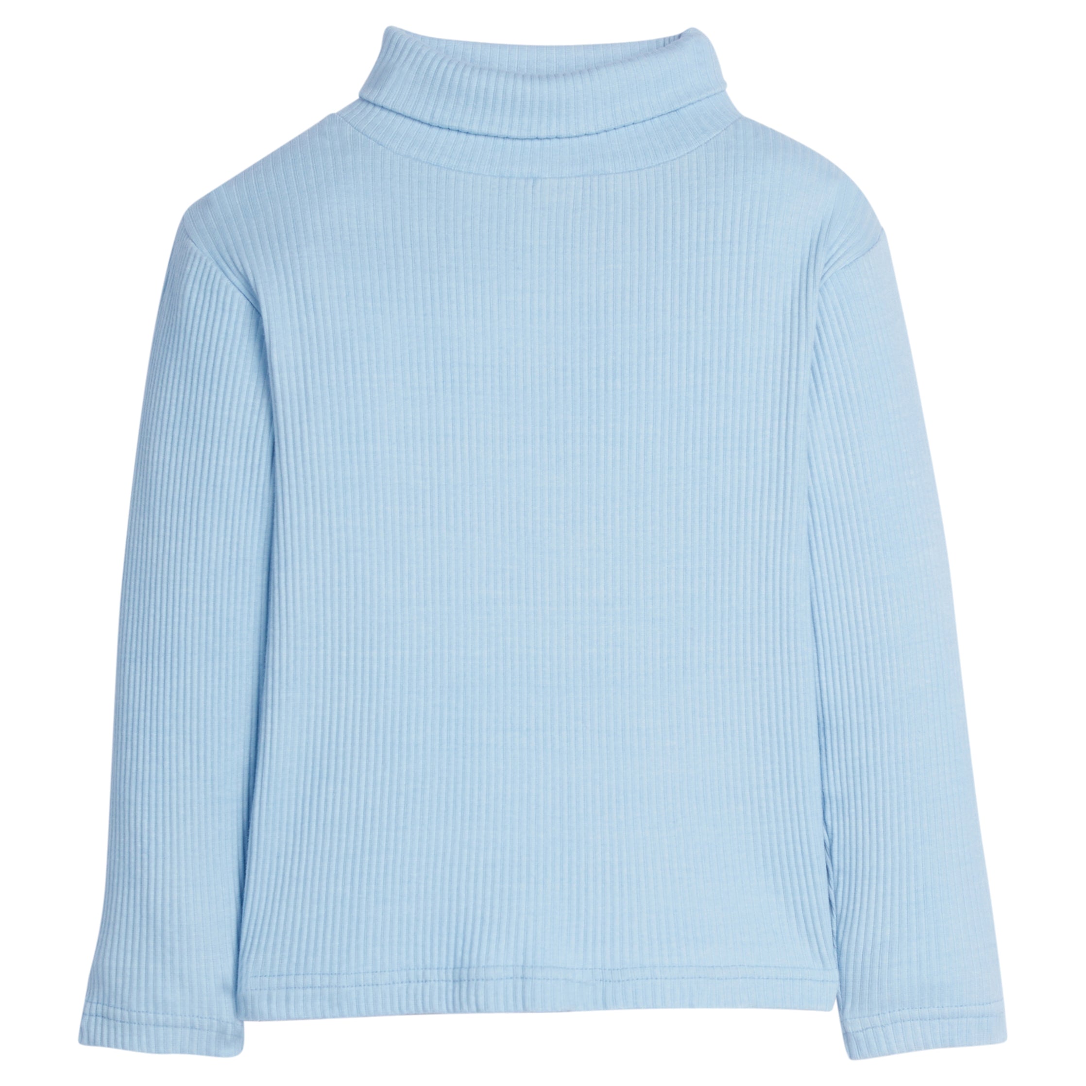 Ribbed Turtleneck - Ice Blue – BISBY