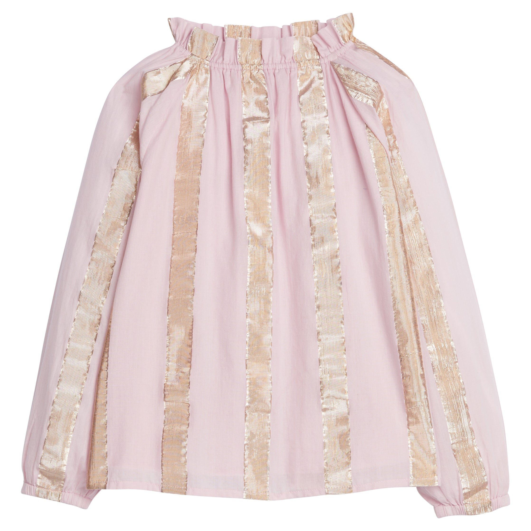 Tory Top - Pink Metallic Stripe – BISBY